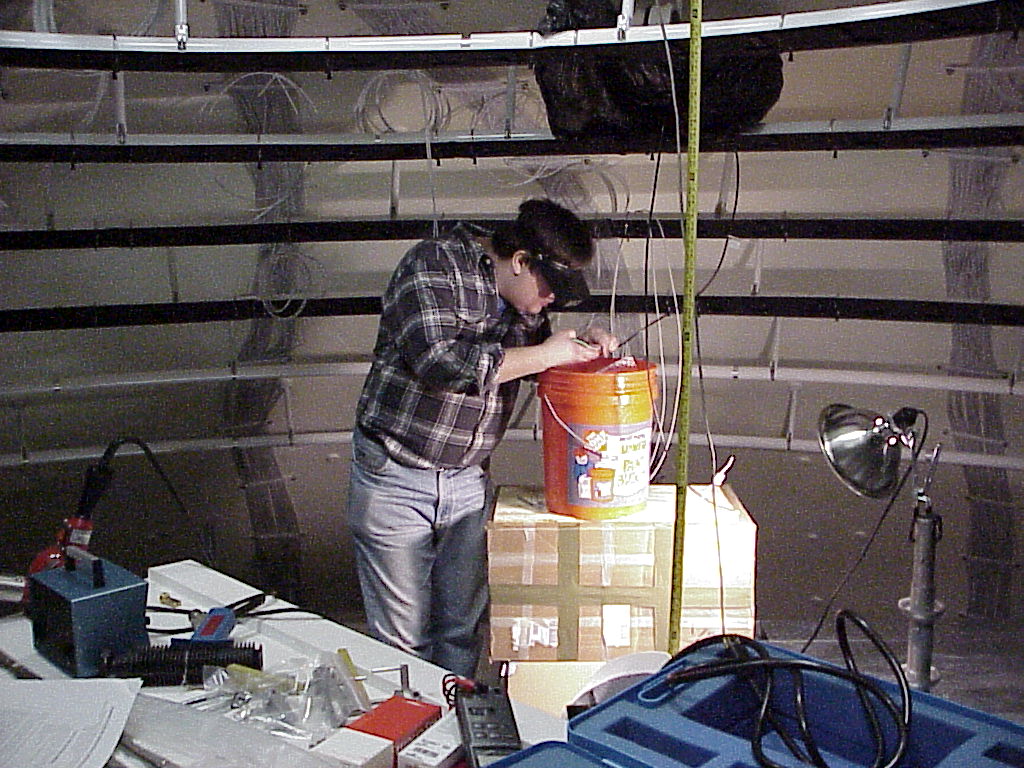 MiniBooNE Phototube Support Structure Installation | Peter Meyers
